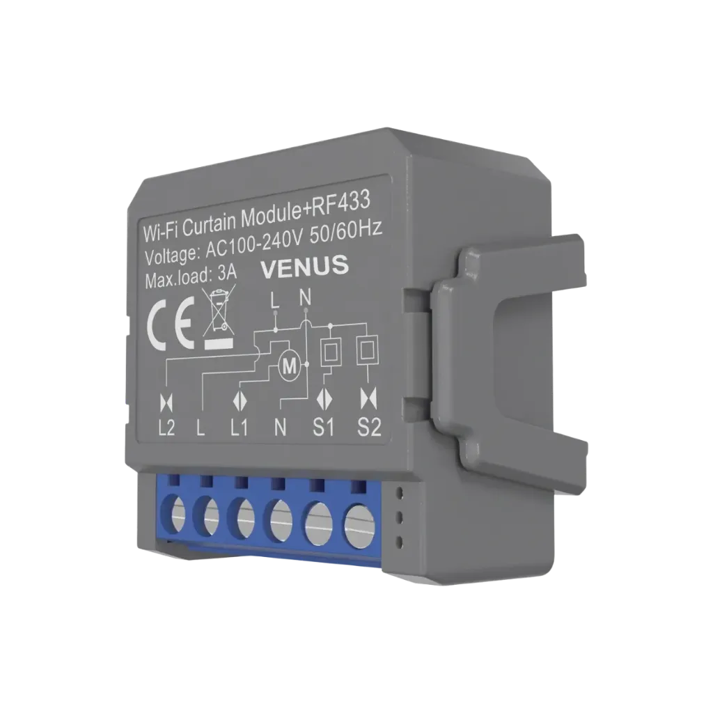 Venus Smart Curtain Switch, Wi-Fi Connectivity V1WC | EGTRADE